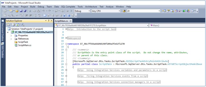 Creating Your First Sql Server Integration Services Ssis Project
